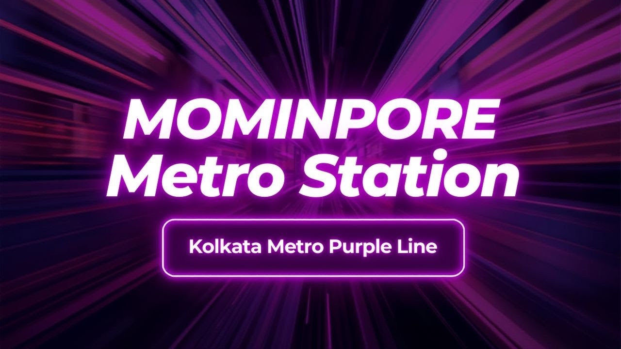 Mominpore Metro Station Construction Kolkata Metro Purple Line Update ...