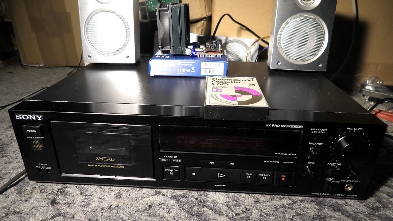 SONY TC-K570 Kassetten Deck , Wiedergabe + Aufnahme - YouTube