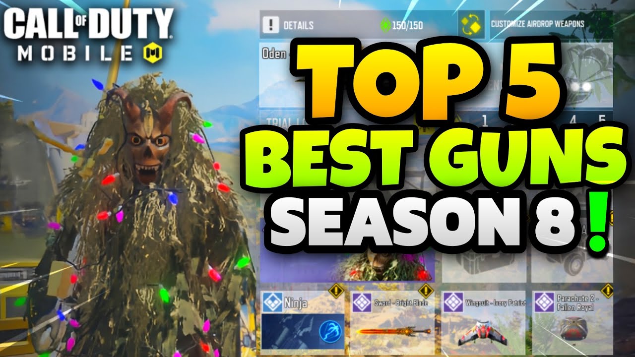 Guns you NEED in BATTLE ROYALE in Season 8 CODM | Best GUNS in COD ...
