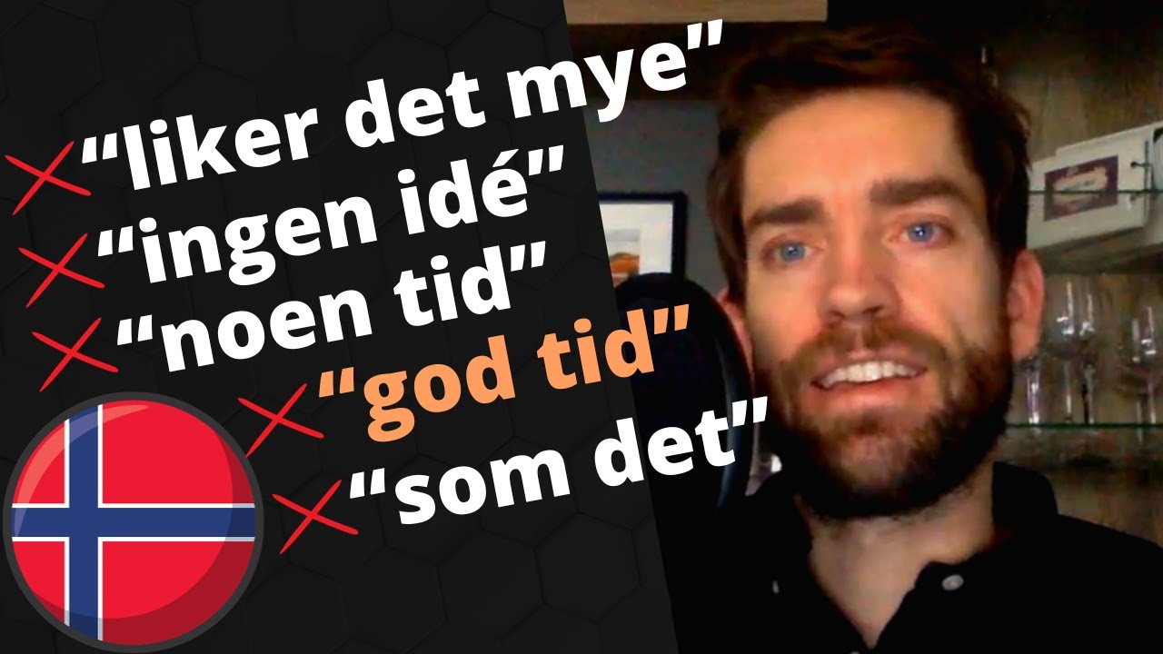 Ting du TROR vi sier på norsk - YouTube