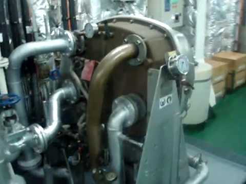 Ship's Engine Room Bulk Carrier - YouTube