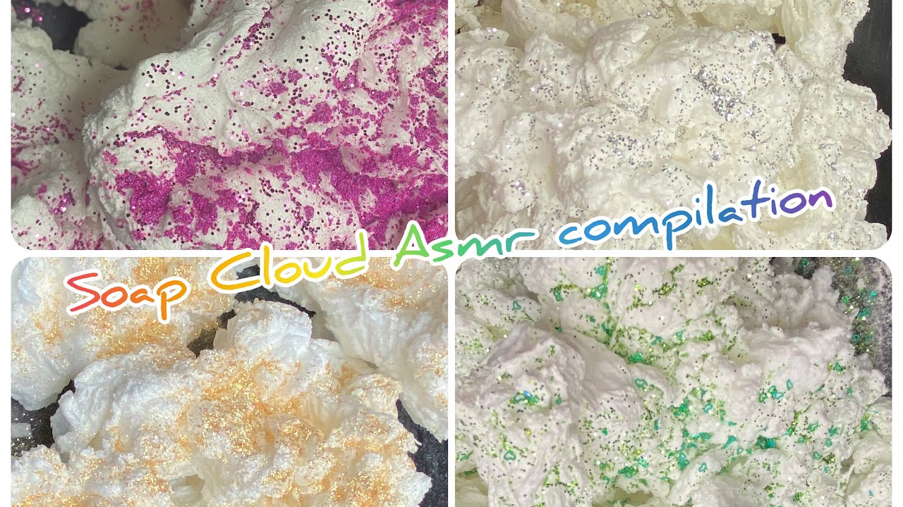 Soap 🧼 Cloud ☁️ ASMR Compilation ~ satisfying video ~ oddly satisfying ...