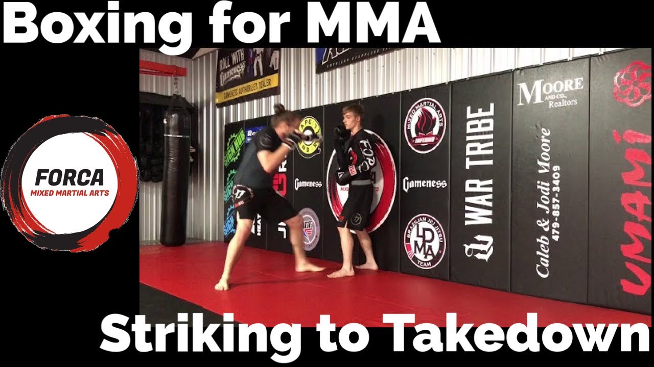 Boxing for MMA - Level Change Wall Drill - YouTube