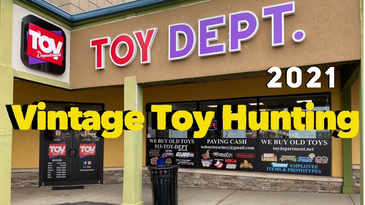 Vintage Toy Hunt @ The Toy Department Ohio toy store ghostbusters star ...
