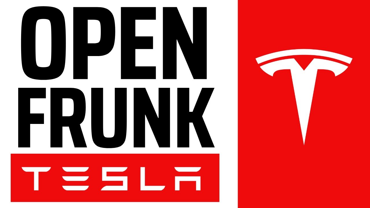 How to Open Tesla Frunk with Tesla App - 2024 - YouTube