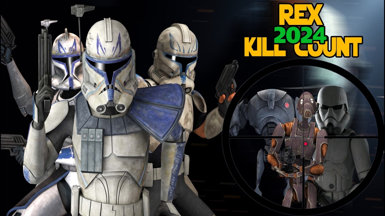 Star Wars Captain Rex Kill Count 2024 - YouTube