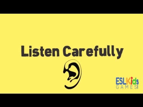 ESL Game : Listen Carefully - YouTube