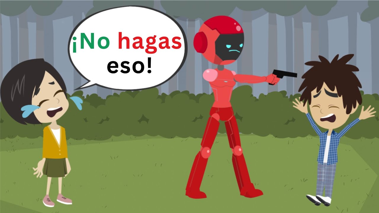 ¡Lisa iRobot! - Spanish short Story with Subtitles - YouTube