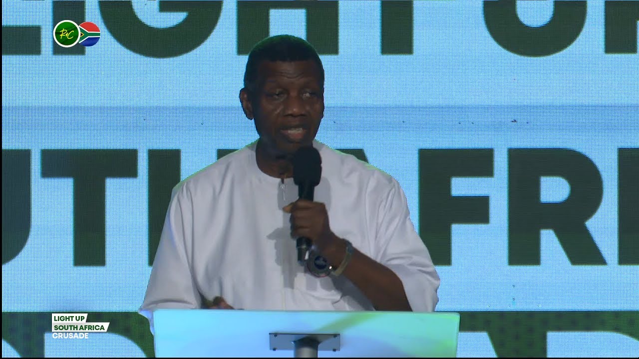 PASTOR E.A ADEBOYE SERMON | LET THERE BE LIGHT - YouTube