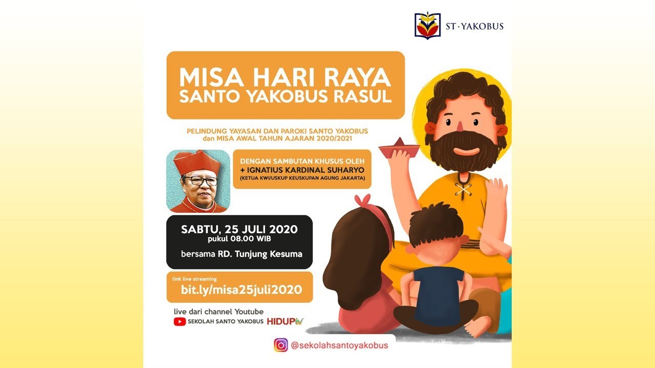 MISA HARI RAYA SANTO YAKOBUS RASUL - YouTube