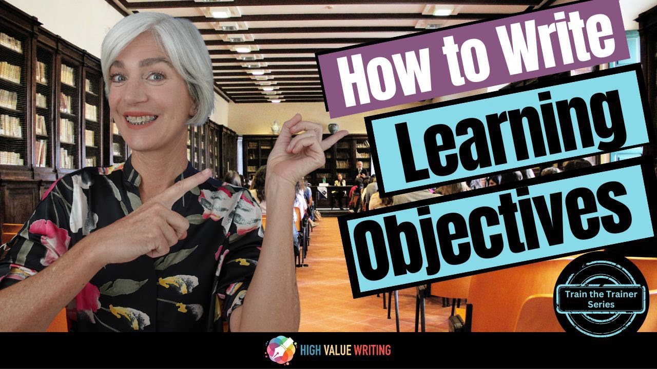 How to Write Learning Objectives - YouTube