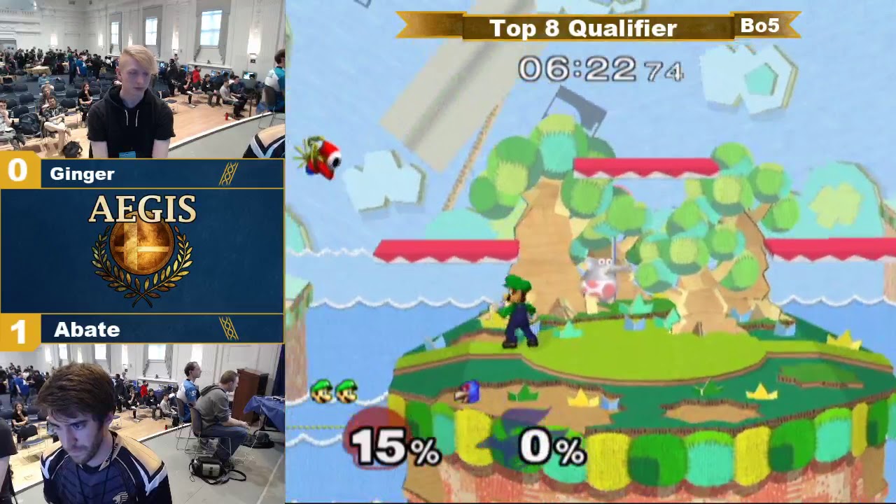 Aegis Top 64 - Abate (Luigi) vs Ginger (Falco) - YouTube