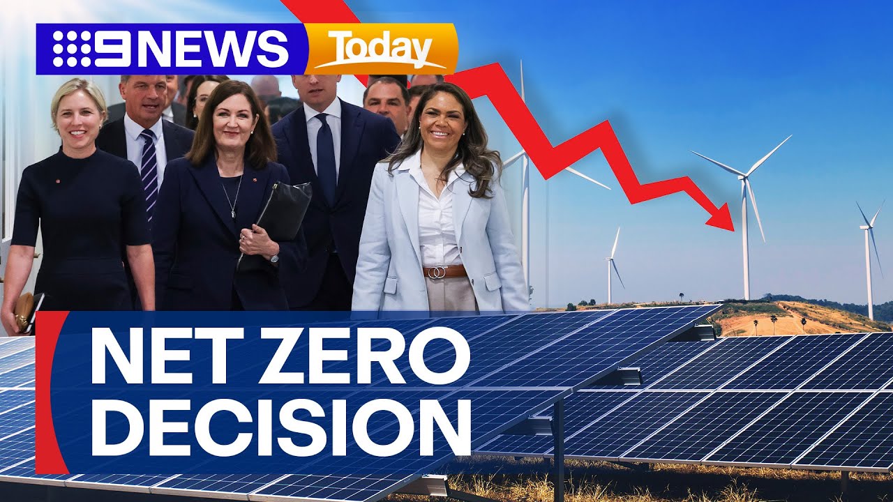 Liberal Party set to ditch net zero pledge | 9 News Australia - YouTube