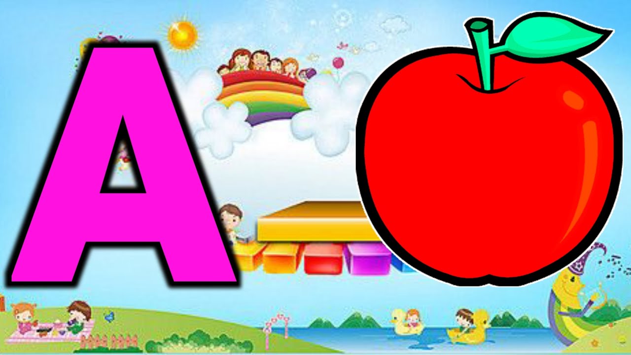 Phonics Song - A For Apple {OFFICIAL VIDEO/SONG} | Learn A to Z ...