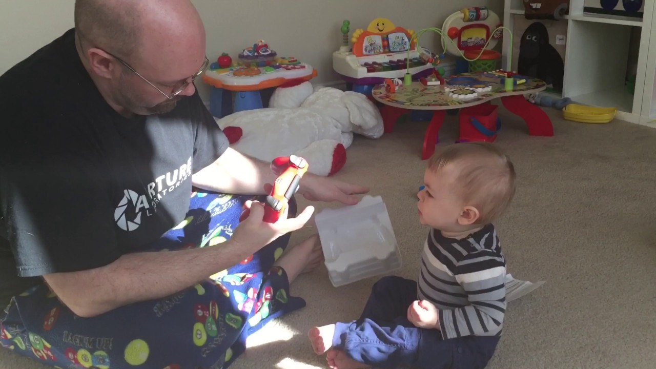 Baby Unboxing a PlayStation - YouTube