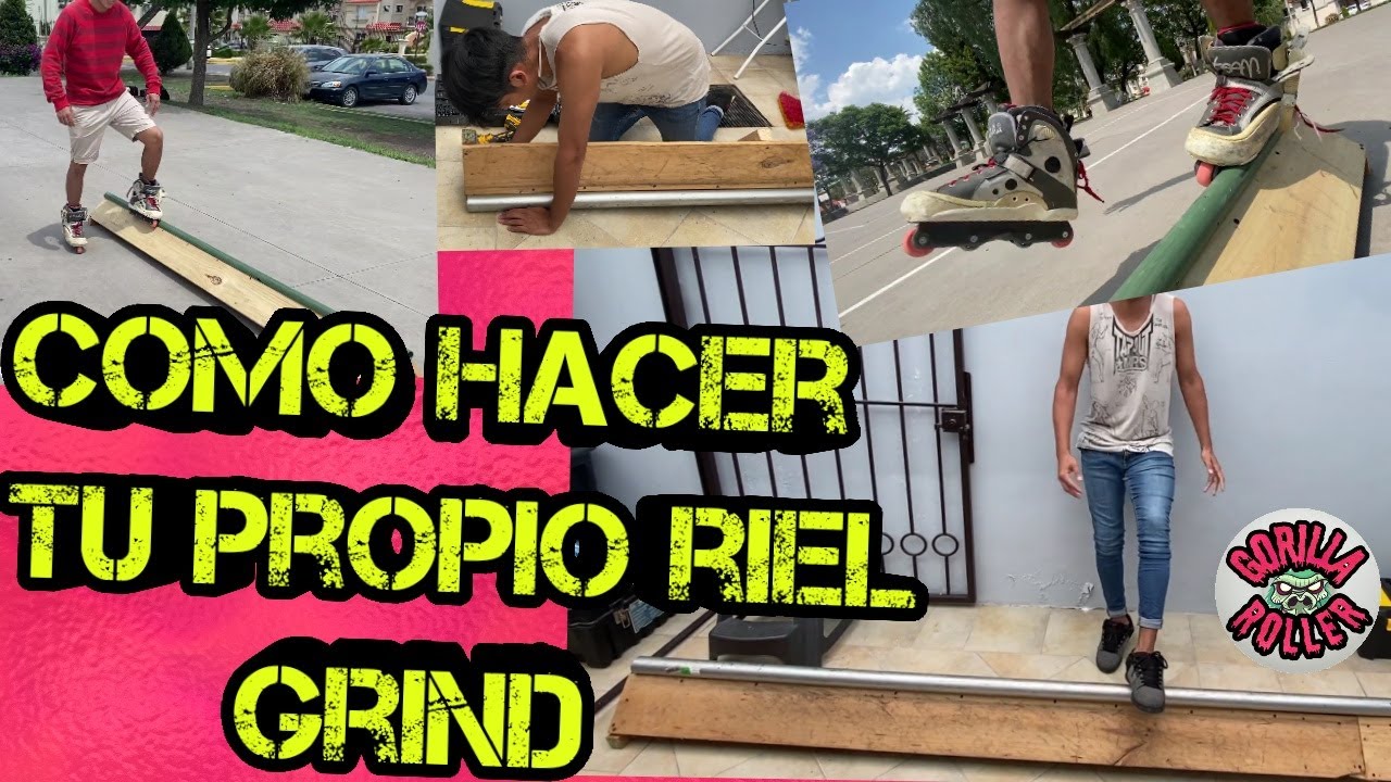 💥 ¡COMO HACER UN RIEL PARA GRINDAR! 💥 //Como hacer tu propio RIEL💥 ...