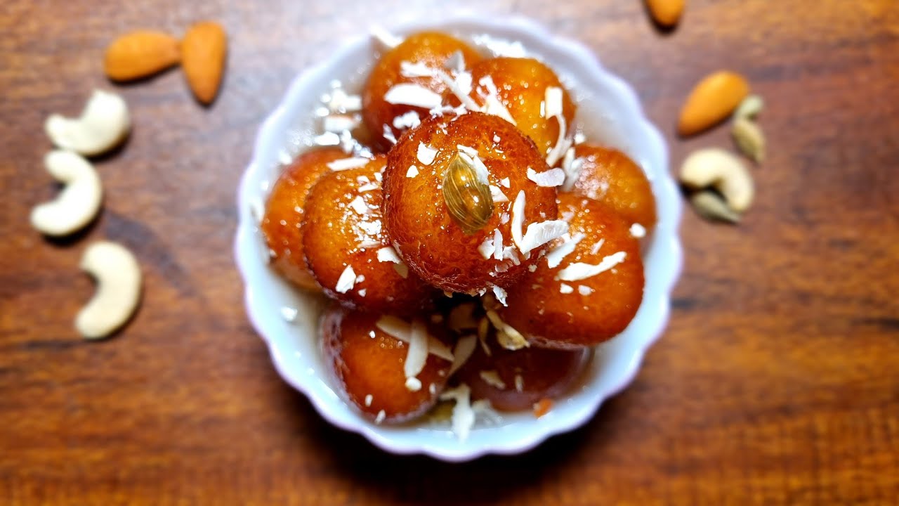 Bread Gulab Jamun Recipe || Quick & Easy Bread Gulab Jamun Recipe ...
