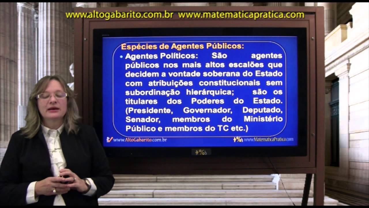 Agentes Públicos - Direito Administrativo - parte 5 - YouTube