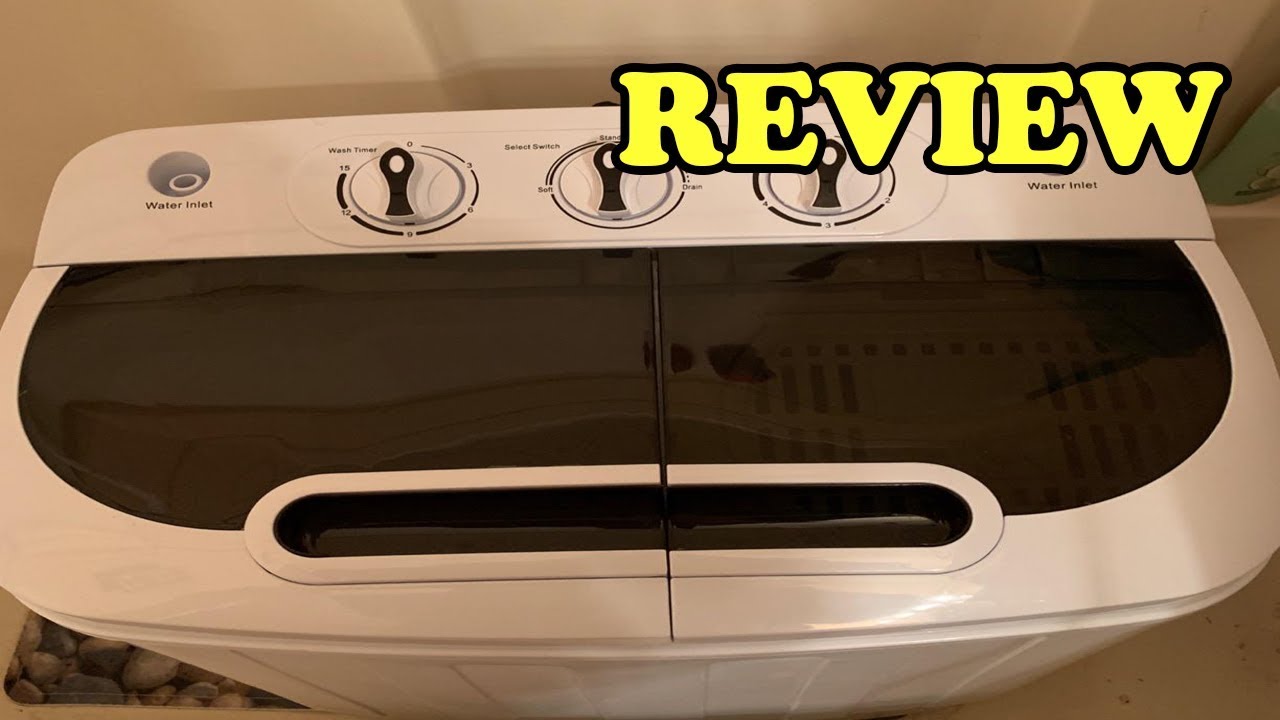 Review ZENY Compact Mini Twin Tub Washing Machine 2020 - YouTube