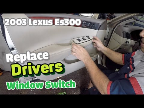 How to remove and replace master window switch on 2006 Lexus es300 ...
