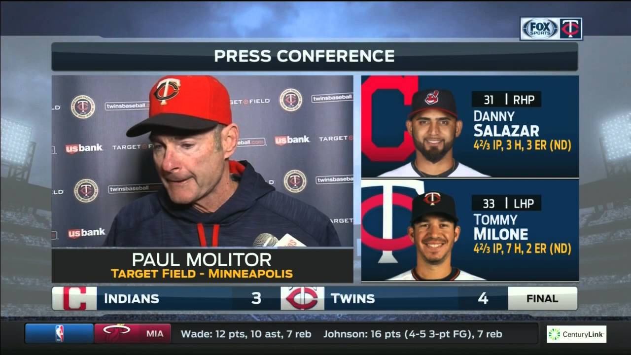 Molitor says short, compact swing key for Arcia - YouTube