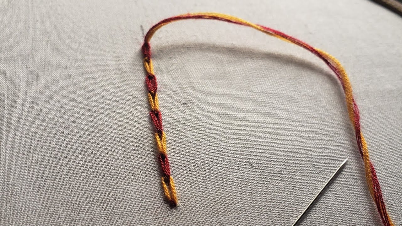 Magic Chain Stitch | Hand Embroidery Tutorials | Basic Stitch - YouTube