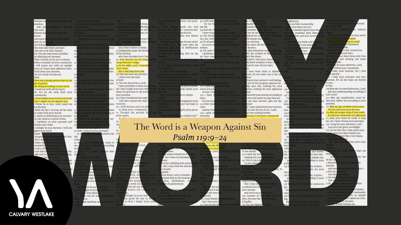 YA - Thy Word | The Word is a Weapon Against Sin - YouTube