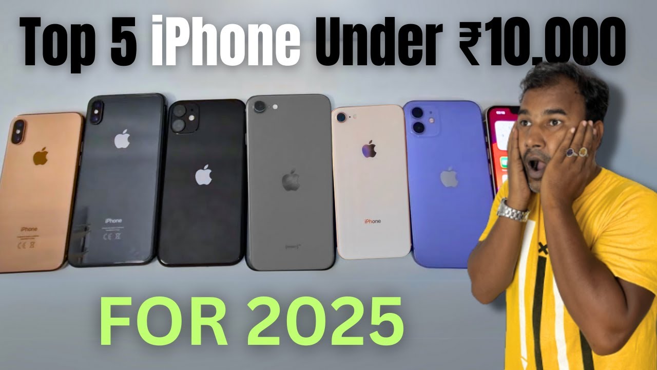 Top 5 iPhone Under 10K for 2025 🔥 - YouTube