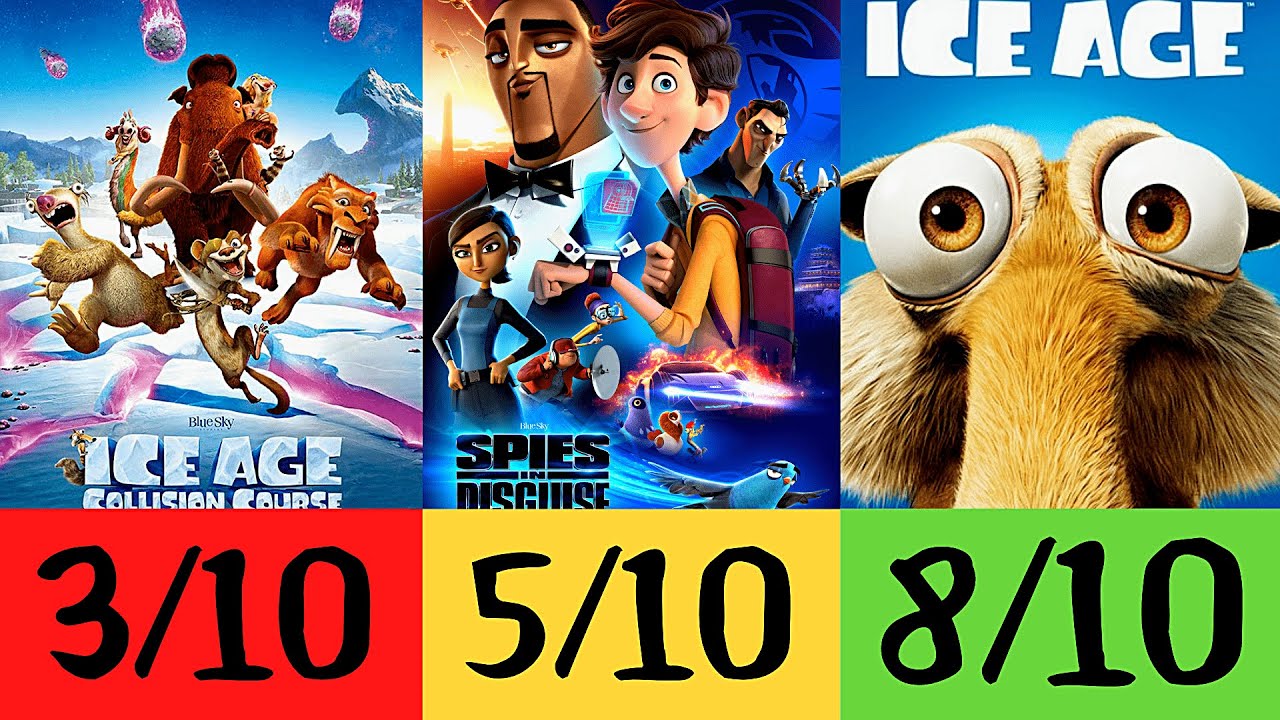 Every Blue Sky Studios Movie Ranked from Worst to Best - YouTube