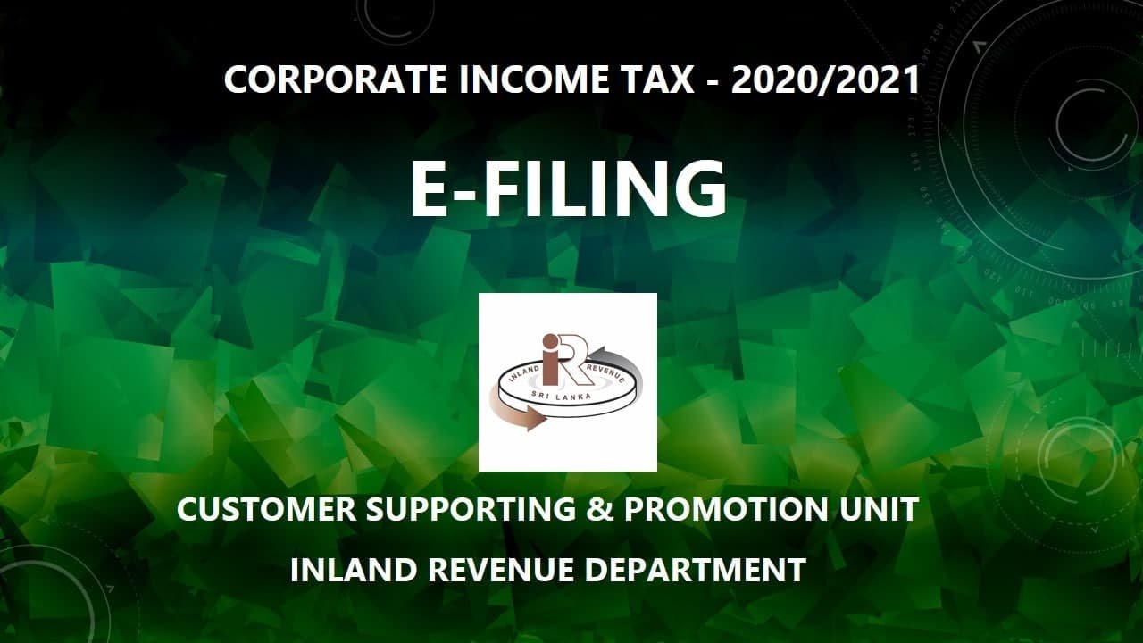 Corporate Income Tax (CIT) - 2020/2021 - E-Filing (English) - YouTube