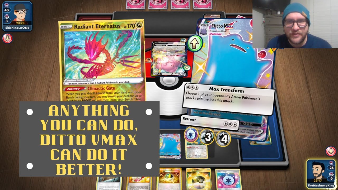 PTCGO Radiant Eternatus Series: Episode 22: Ditto VMax! - YouTube