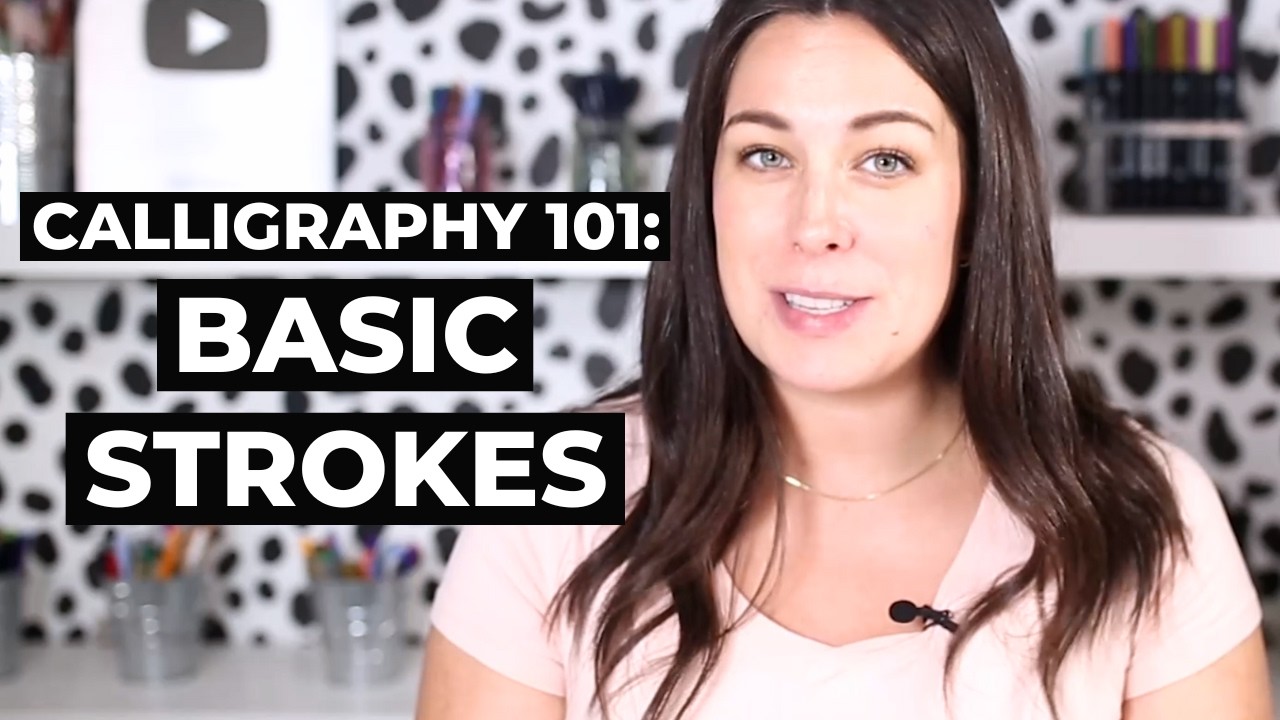 What are the calligraphy "basic strokes"? - YouTube