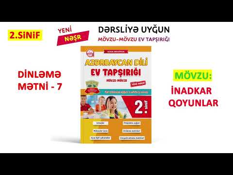 2.Sinif EV TAPŞIRIĞI / Dinləmə mətni - 7 İnadkar Qoyunlar