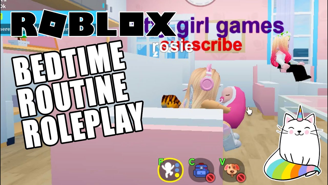 Roblox Bedtime Routine Roleplay | Batty Girl Games - YouTube