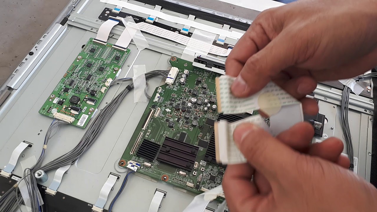 ซ่อมทีวี LCD LG 42LE8500 เปิดติดโลโก้ค้าง - YouTube