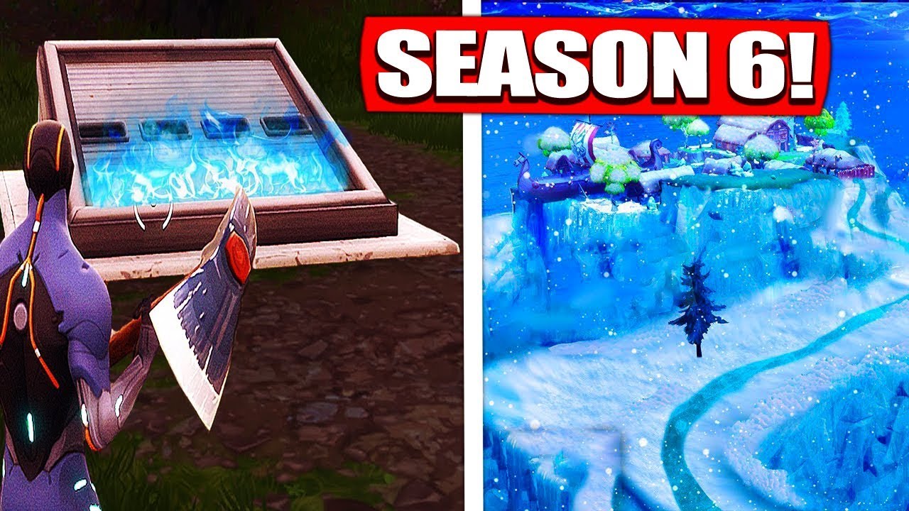 Fortnite SEASON 6 | BUNKER ÖFFNET SICH! | EIS MAP? - Fortnite Batlle ...