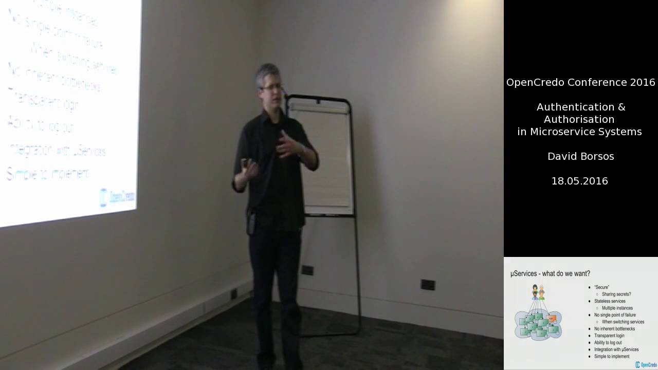 OpenCredo: Authentication & Authorisation in Microservice Systems by ...