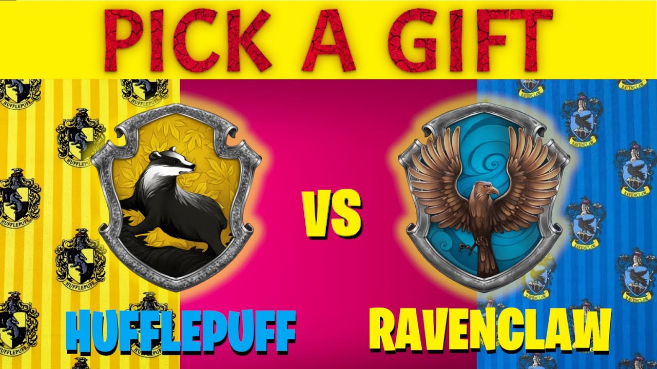 Pick A Gift Harry Potter - HUFFLEPUFF vs RAVENCLAW - YouTube