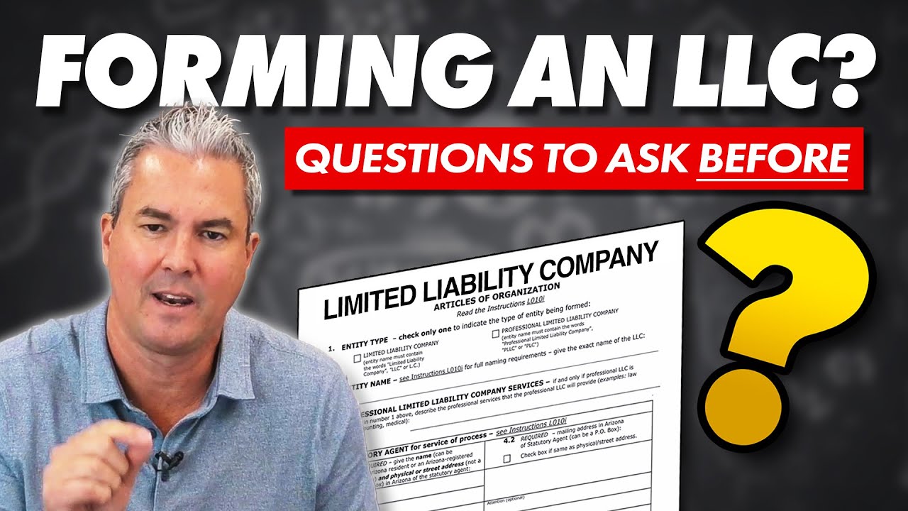 8 Questions to Ask BEFORE You Set Up Your LLC - YouTube