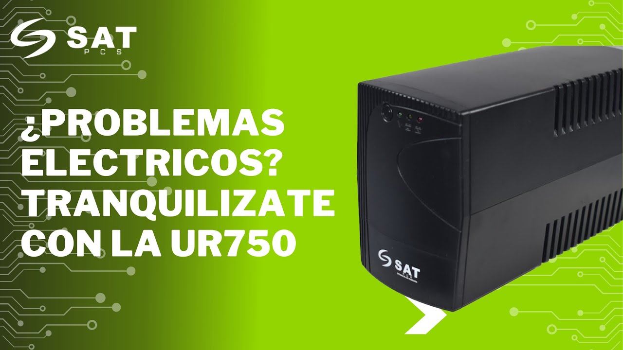 Como evitar apagones de luz | UPS interactiva SAT Ur750 LCD - YouTube