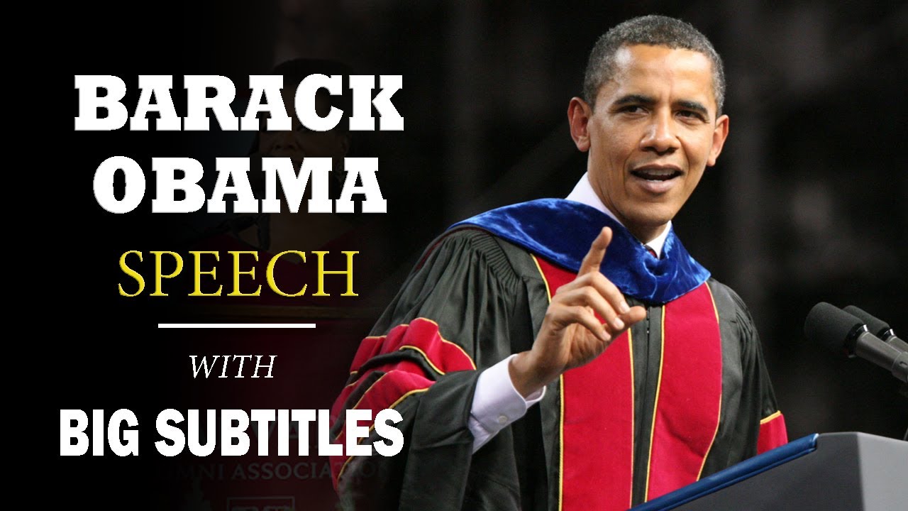Barack Obama Commencement Address at Arizona State University | ENGLISH ...