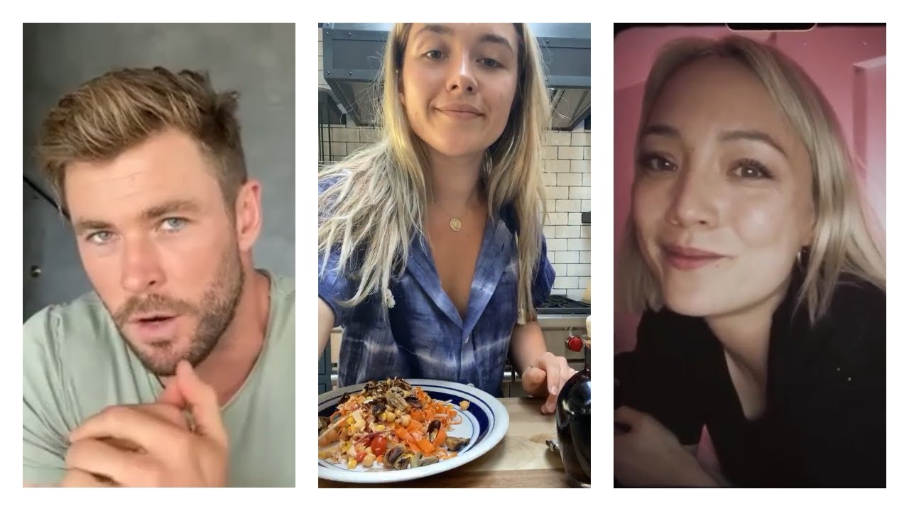 Marvel Cast During Quarantine, Part 10 | Chris Hemsworth, Florence Pugh ...