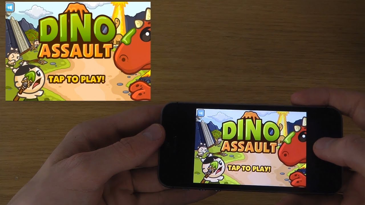 Dino Assault iPhone 5S iOS 7.0.4 HD Gameplay Trailer - YouTube