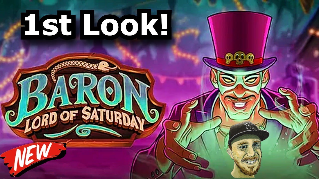 1st Look At New Play N Go Slot Machine Baron Lord Of Saturday!! - YouTube