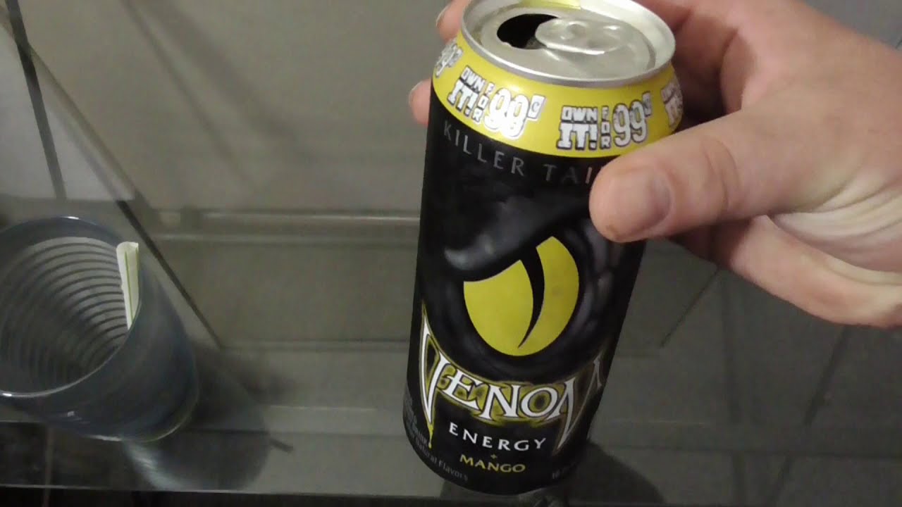 Drink Review: Venom Energy Drink + Mango - YouTube