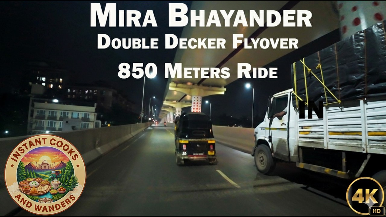 Mira-Bhayander Double Decker Flyover | 850 Meters Ride | 4K - YouTube