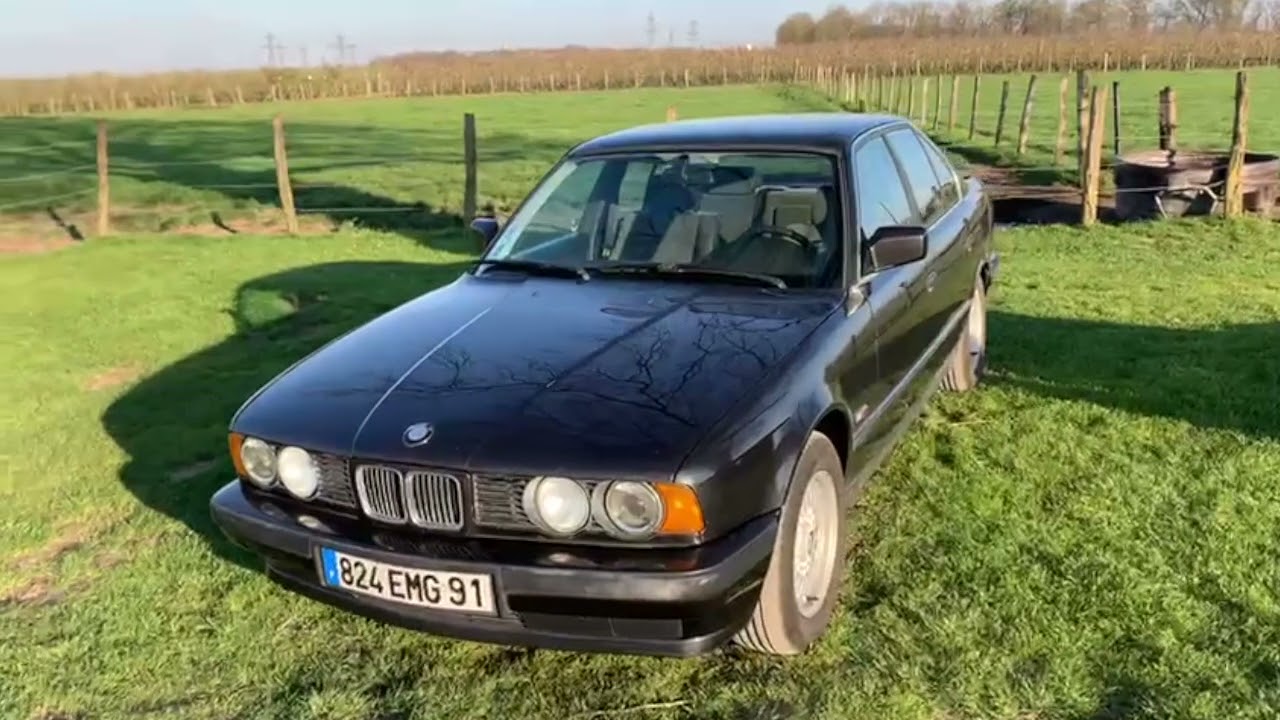 BMW 520i e34 - 1988 - YouTube