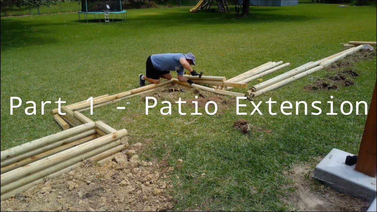 Part 1 - Patio Extension! - YouTube