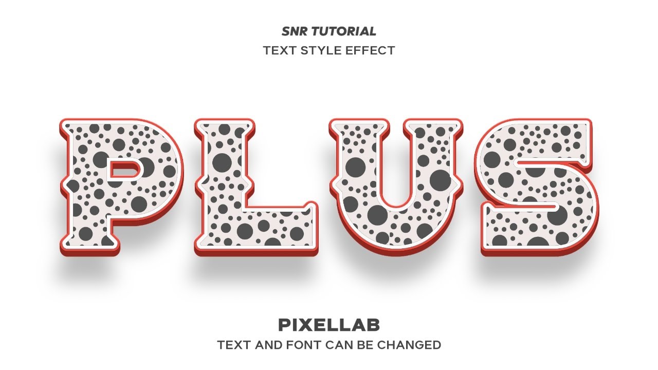 PLUS Text Effect in PixelLab | PixelLab Editing Tutorial | How to Text ...