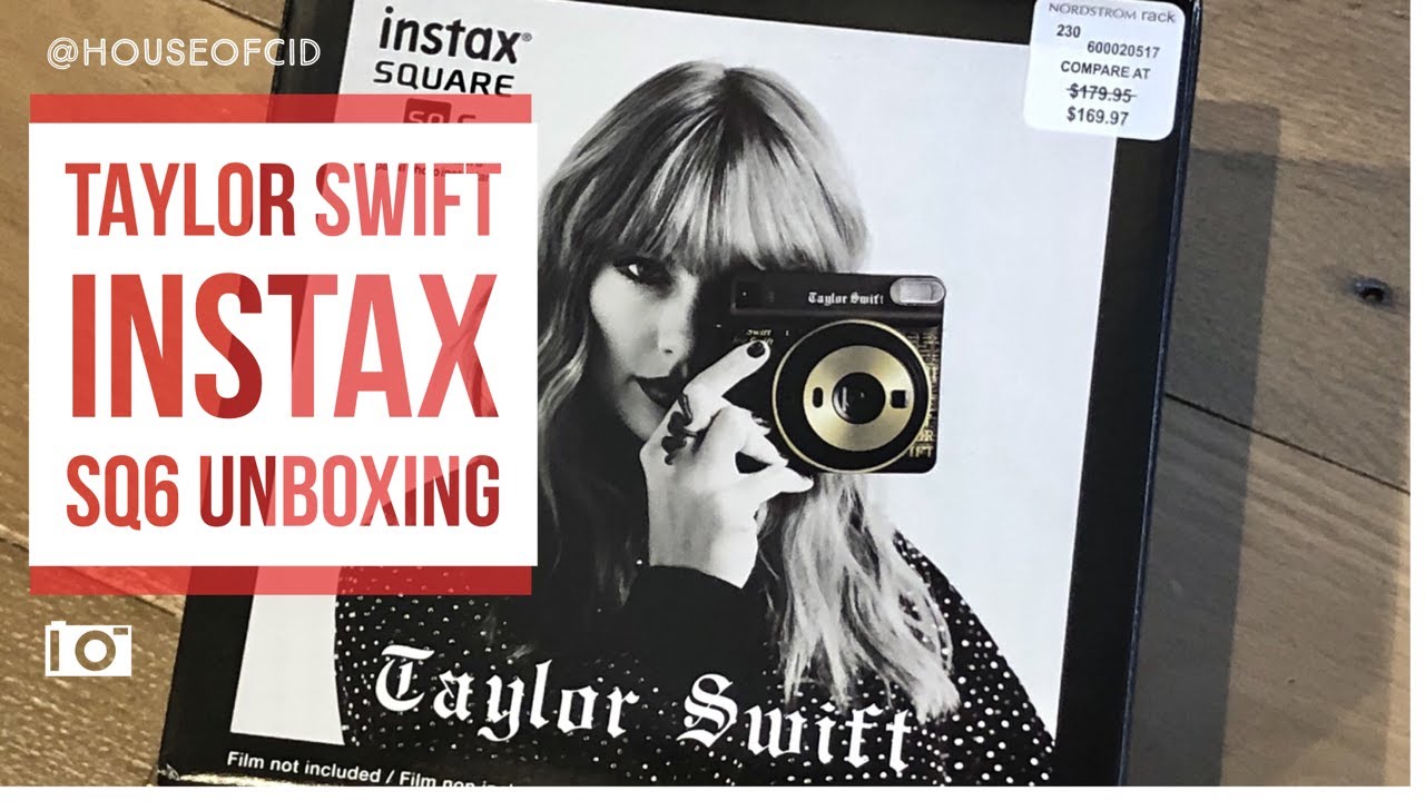Taylor Swift Instax SQ6 Camera - Quick Unboxing and Test - YouTube